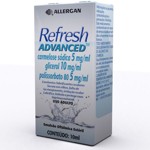 Refresh Advanced Allergan 10ml - Drogarias Pacheco