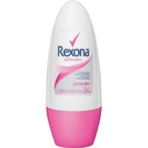 Desodorante Rexona Roll On Powder Feminino 50ml - Drogarias Pacheco