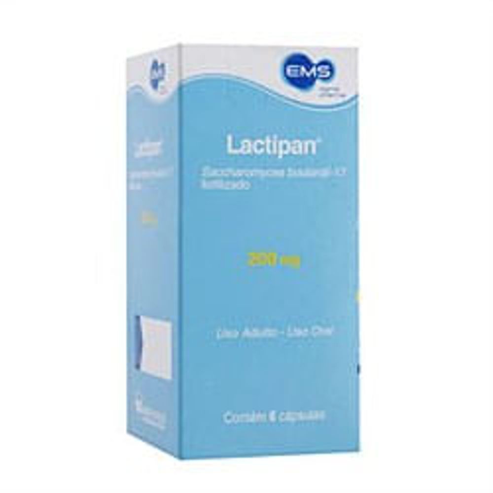 Lactipan 200mg EMS 6 Comprimidos - Drogarias Pacheco