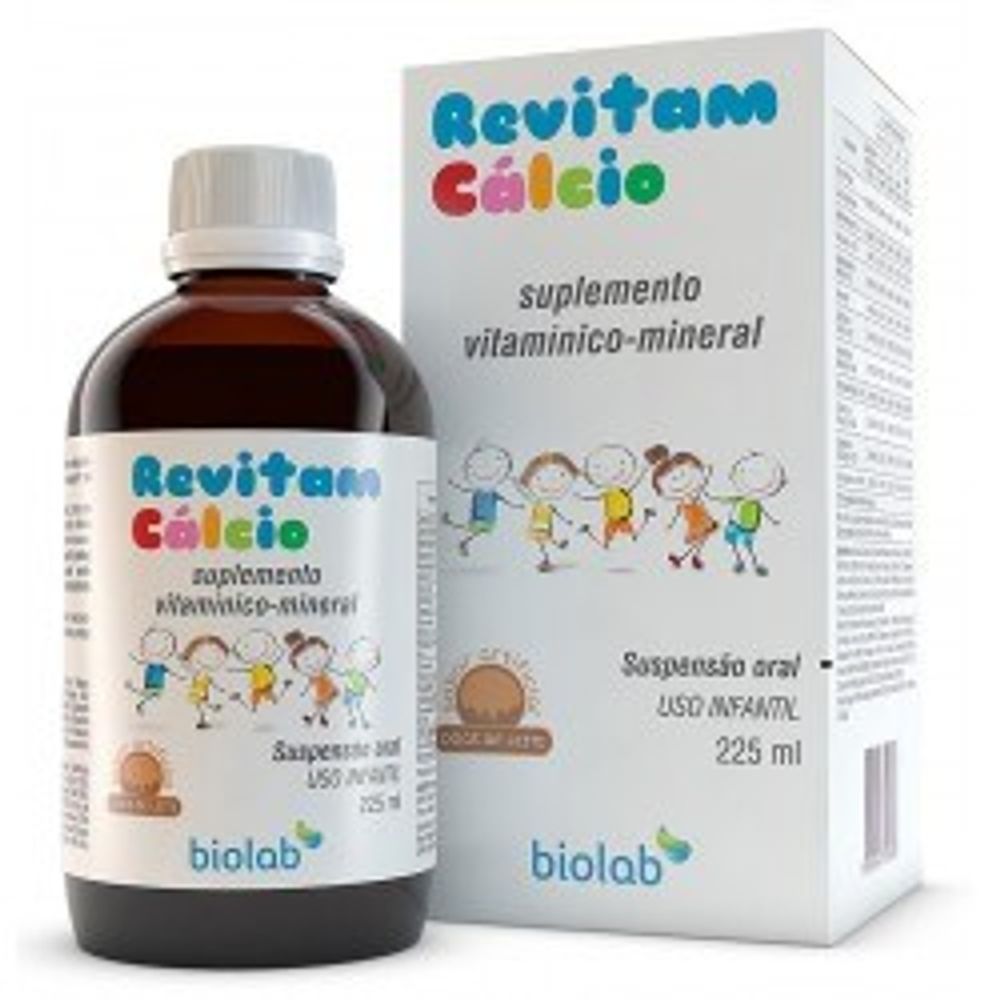 Revitan Cálcio Biolab 225ml - Drogarias Pacheco