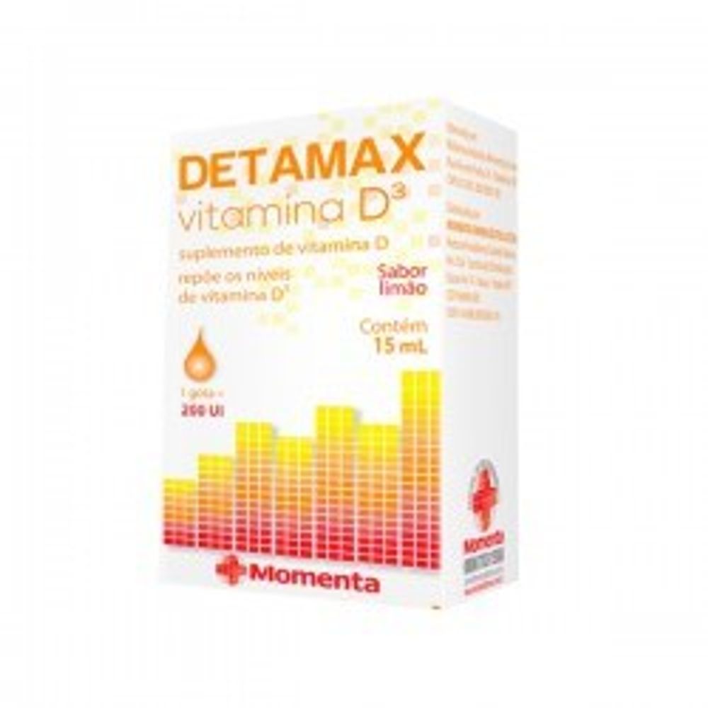 Vitamina D Detamax 200 UI Gotas 15ml - Drogarias Pacheco