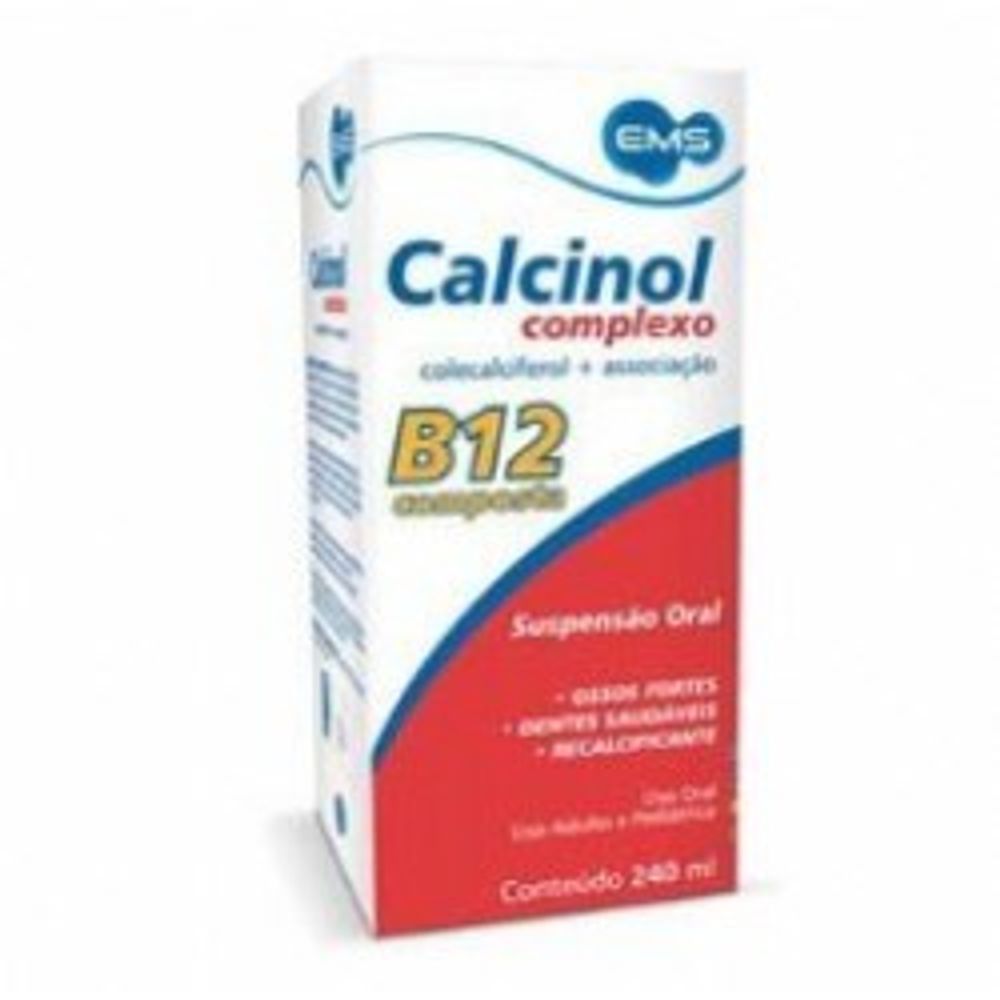 Suplemento Vitamínico Calcinol B12 Solução Oral 240ml - Drogarias Pacheco