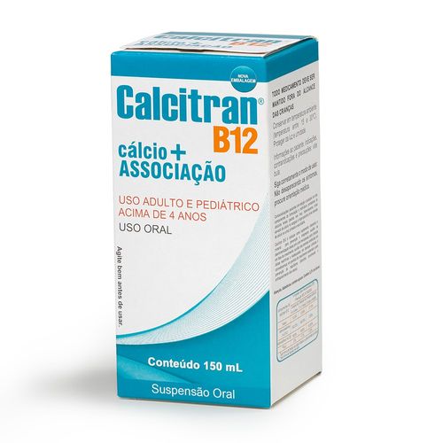 Suplemento Vitamínico Calcitran B12 150ml - Drogarias Pacheco
