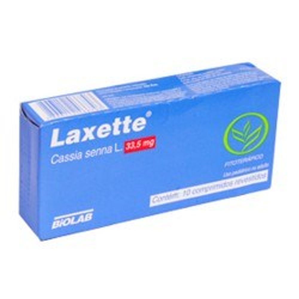 Laxette 33 5mg Biolab 10 Comprimidos - Drogarias Pacheco
