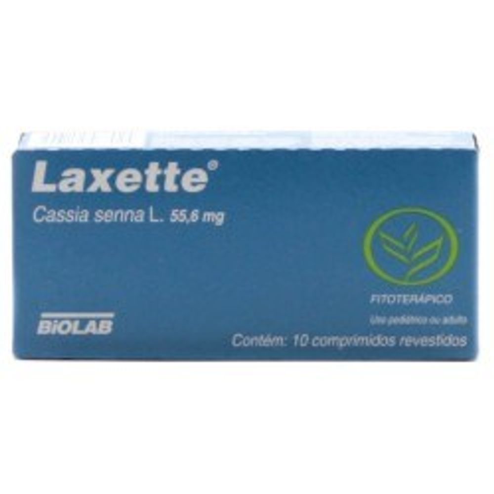 Laxette 55 6mg Avert 10 Comprimidos Revestidos - Drogarias Pacheco