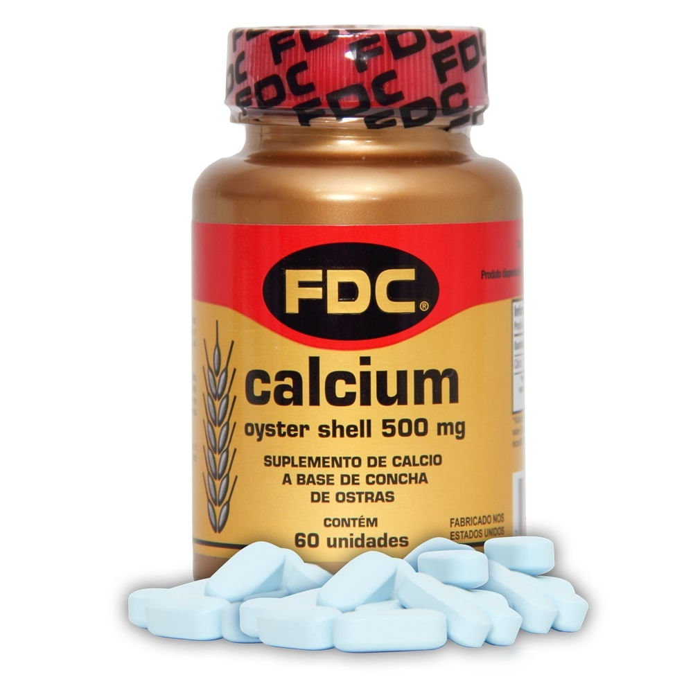 Suplemento Vitamínico Calcium Oyster Shell FDC 60 Comprimidos ...