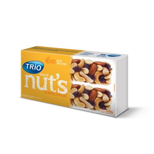 Trio Nut's Tradicional 2 Unidades de 30g - Drogarias Pacheco