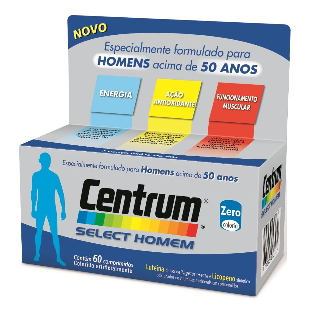 Centrum Select Homem 60 Comprimidos - Drogarias Pacheco