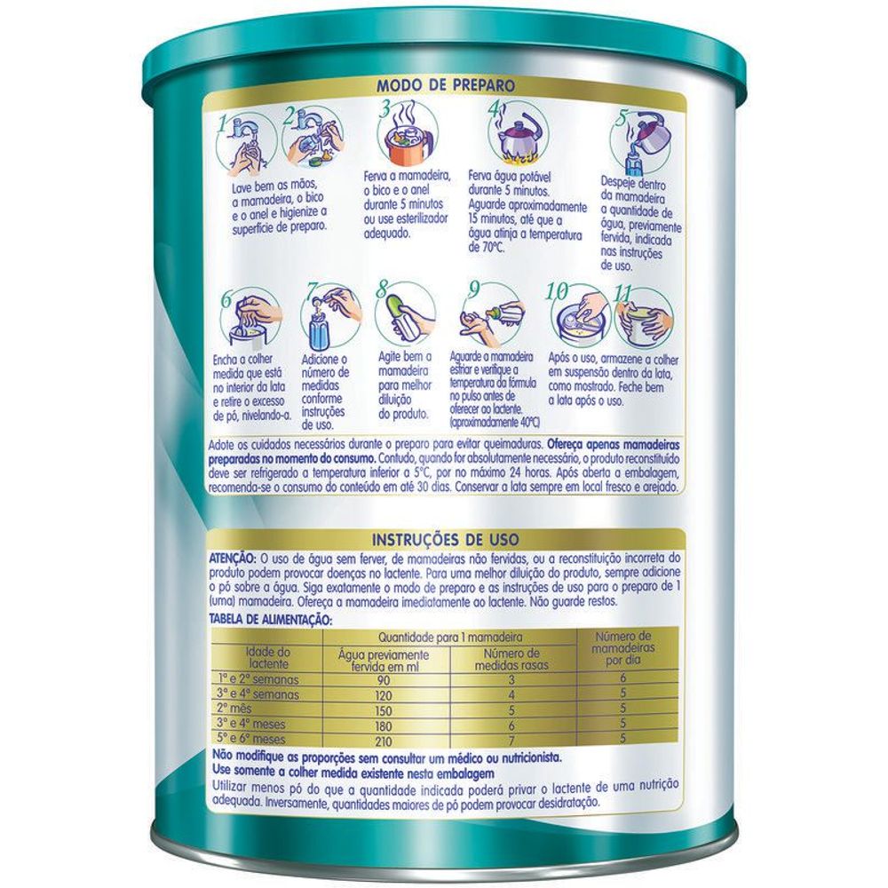 Fórmula Infantil NAN PRO 1 Lata 800g - Drogarias Pacheco