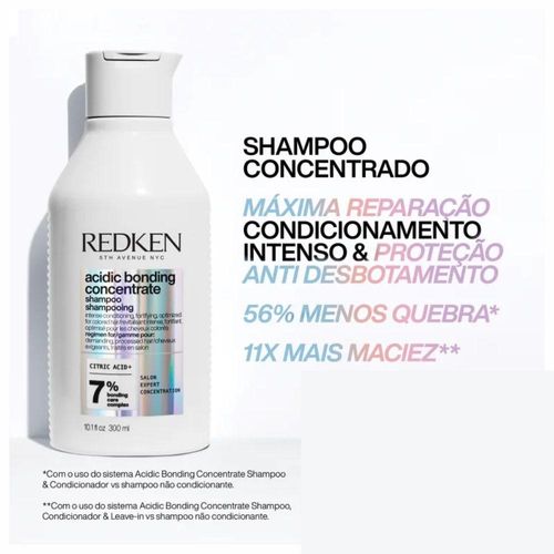 Kit Redken Acidic Bonding Concentrate Duo Pequeno + Leave-in ...
