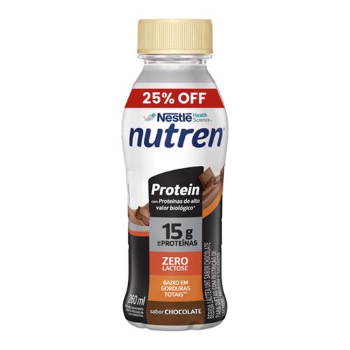 Bebida Láctea Nutren Protein 15g de Proteínas Zero Lactose Sabor ...