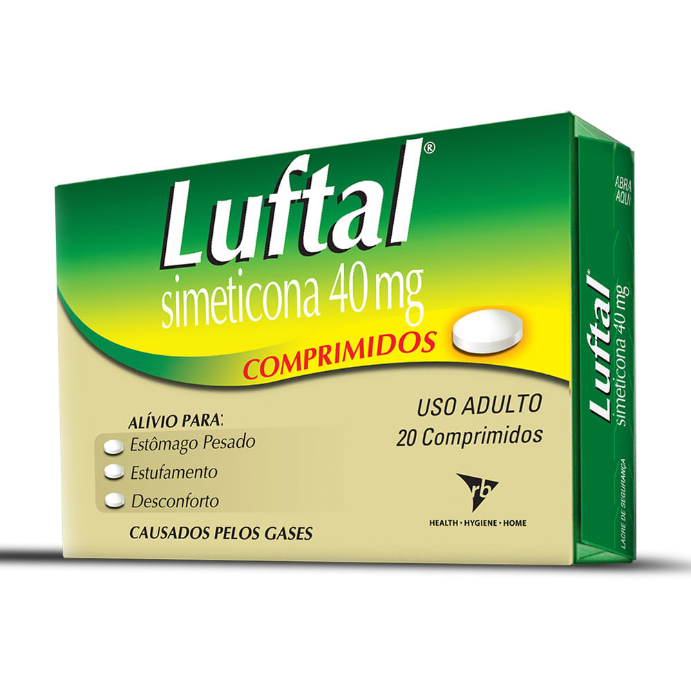 Luftal 20 comprimidos - Drogarias Pacheco