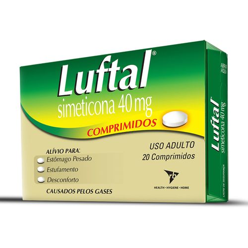 Luftal 20 comprimidos - Drogarias Pacheco