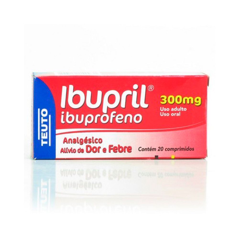 Ibupril 300mg Teuto 20 Comprimidos - Drogarias Pacheco