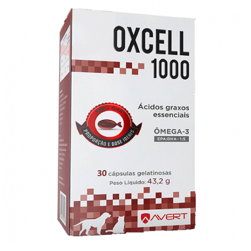 OXCELL 1000mg - 30 Cápsulas gelatinosas - Drogarias Pacheco