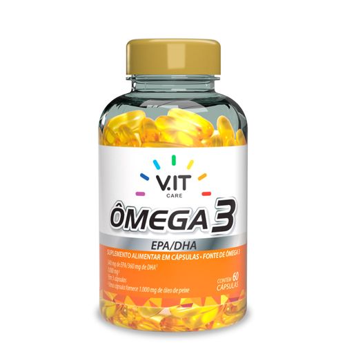 V.IT CARE Ômega 3 60 Cápsulas - Drogarias Pacheco