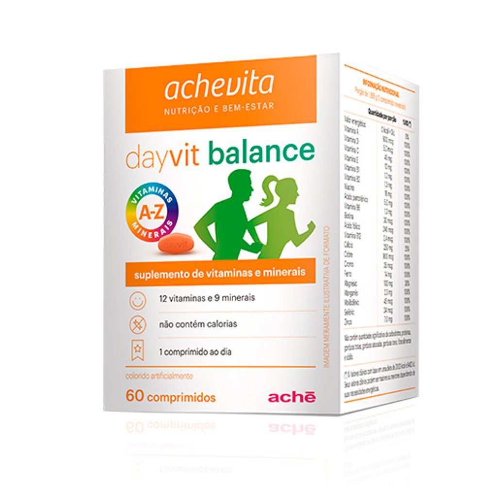 Suplemento Vitamínico Dayvit Balance 60 Comprimidos Ache - Drogarias ...