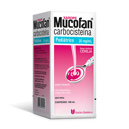 Mucofan Xarope Pediátrico 100ml - Drogarias Pacheco