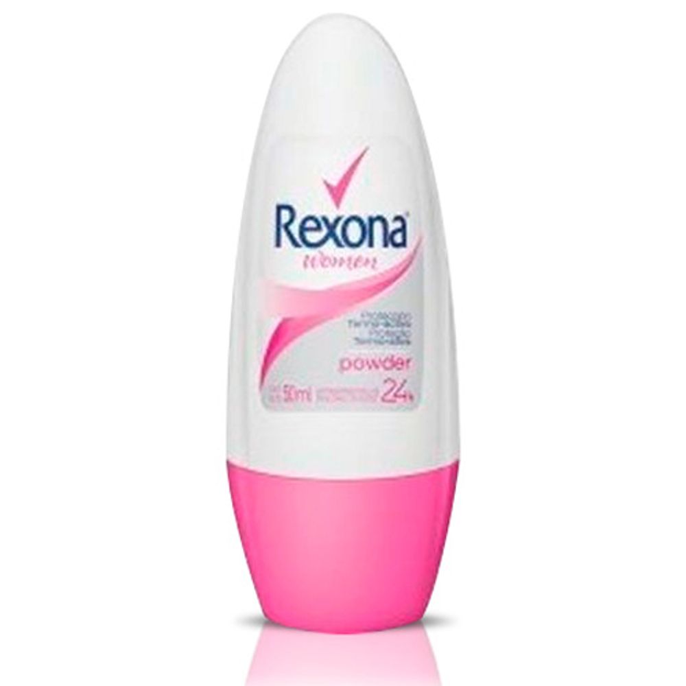 Kit Desodorante Rexona Roll On Powder Feminino 50ml 6 Unidades ...