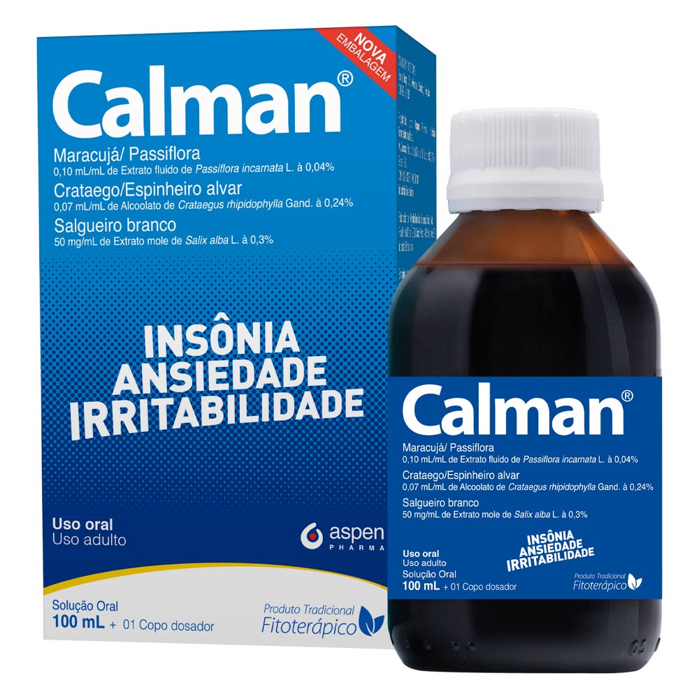 Calman Líquido Aspen 100ml - Drogarias Pacheco