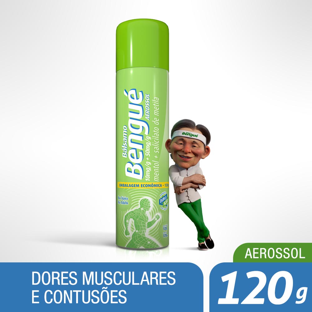 Bálsamo Bengué Aerosol EMS 120g - Drogarias Pacheco