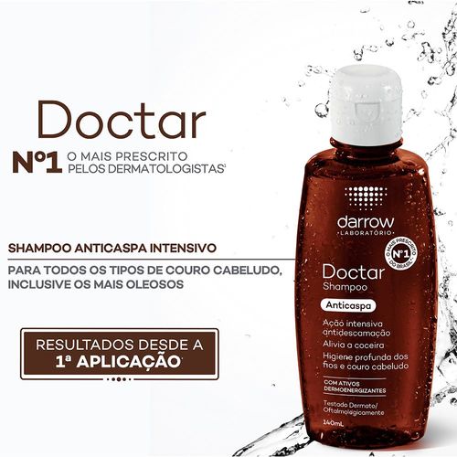 Shampoo Doctar Anticaspa 140ml - Drogarias Pacheco