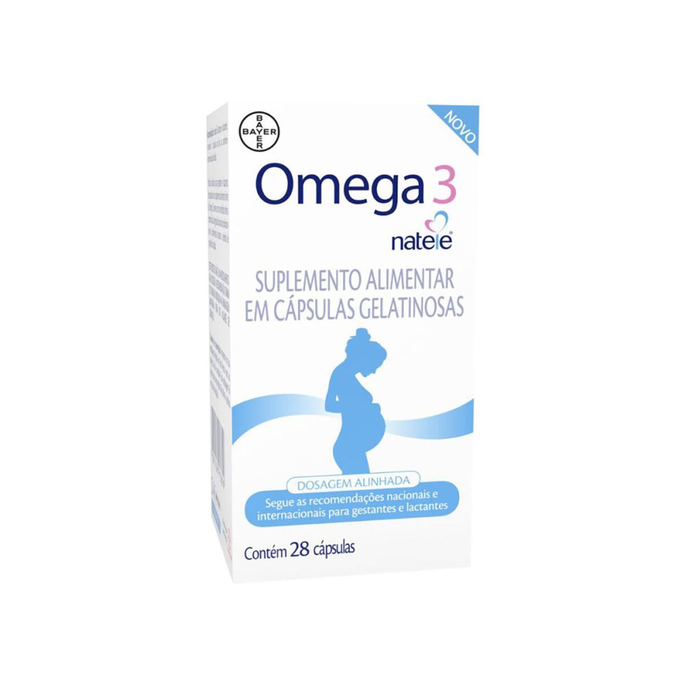 Suplemento Alimentar Natele Omega 3 - 28 Cápsulas - Drogarias Pacheco