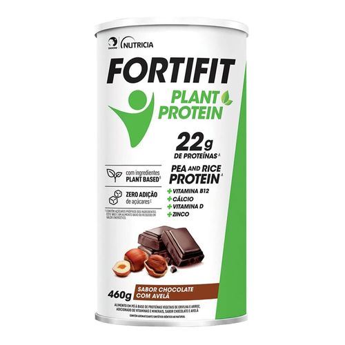 Suplemento Alimentar Fortifit Plant Protein Sabor Chocolate com Avelã ...