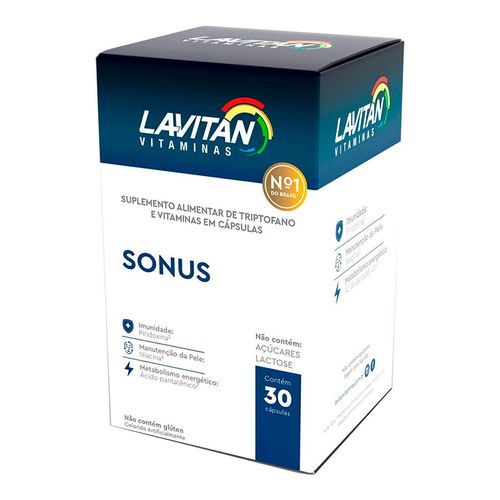 Suplemento Alimentar Lavitan Sonus 30 Cápsulas - Drogarias Pacheco
