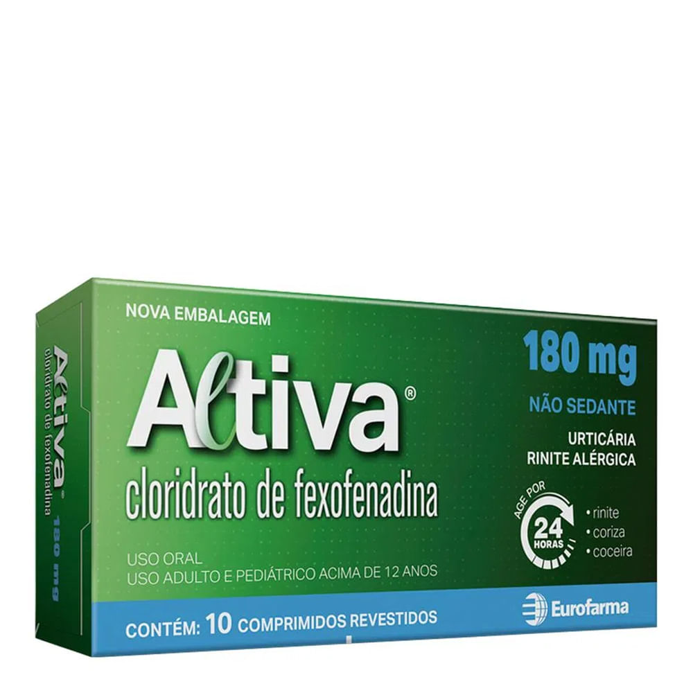 Altiva 180mg Eurofarma 10 Comprimidos - Drogarias Pacheco