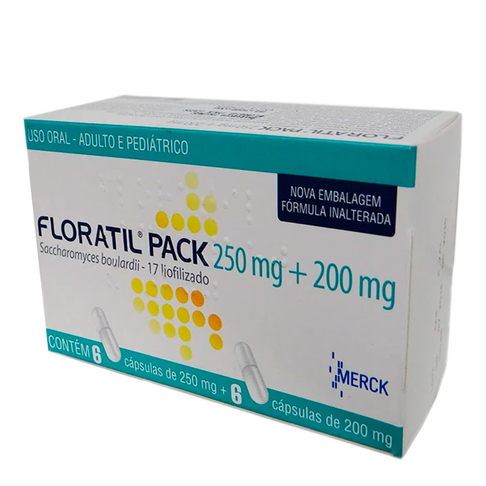 Floratil 200mg Natulab Adulto 12 Cápsulas - Drogarias Pacheco