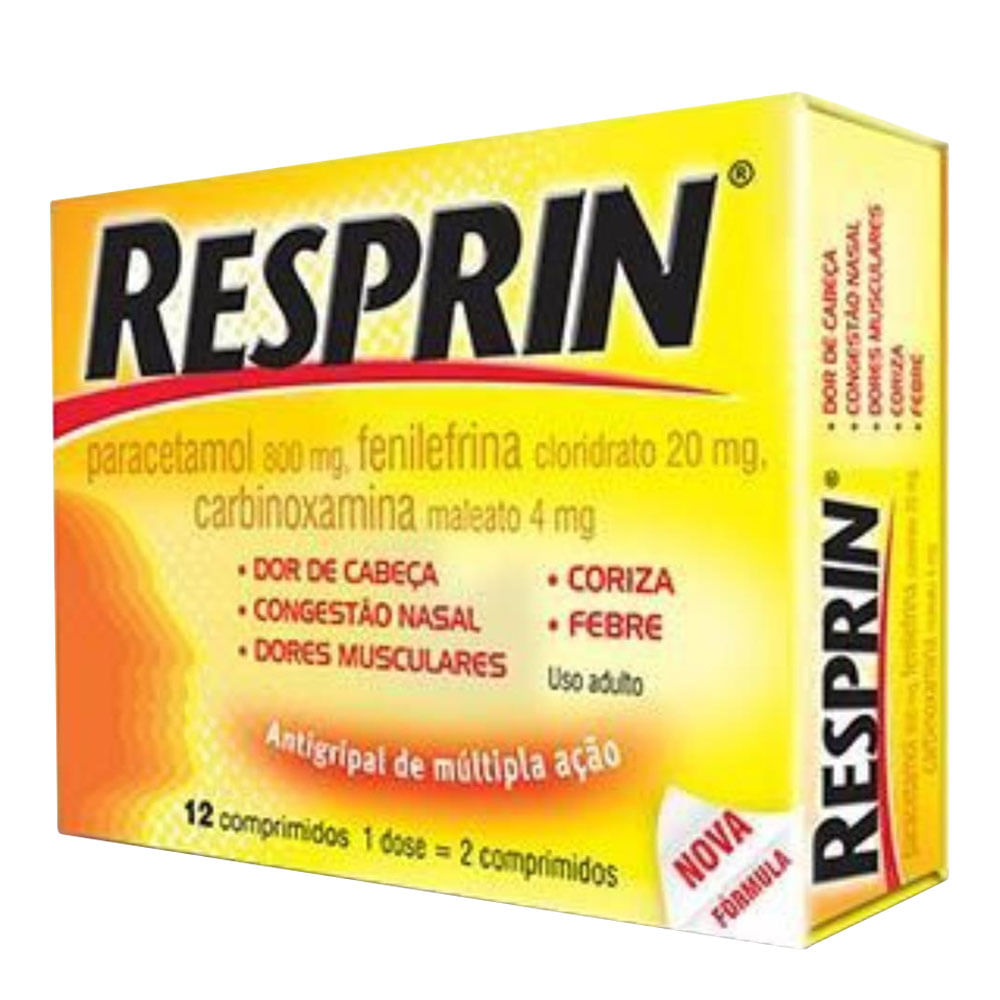 Resprin 800mg 12 Comprimidos - Drogarias Pacheco