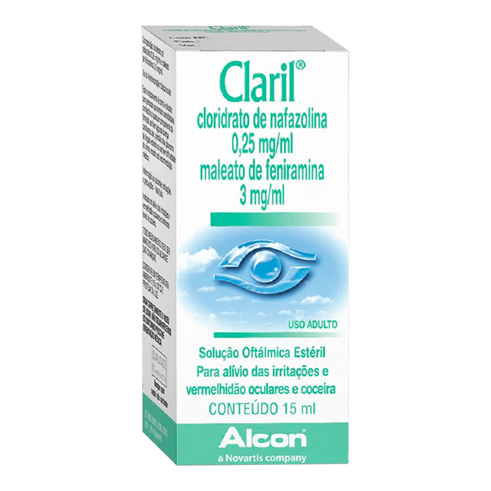 Colírio Claril Alcon 15ml - Drogarias Pacheco