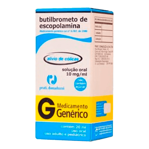 Brometo N-Butilescopólamina gotas 10mg/ml 20ml genérico - Drogarias Pacheco