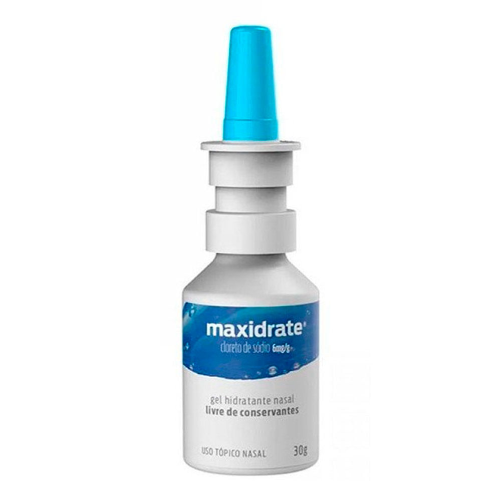Descongestionante Gel Nasal Maxidrate 6mg 30g - Drogarias Pacheco