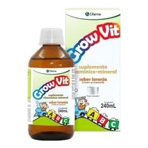 Grow Vit 240ml - Drogarias Pacheco