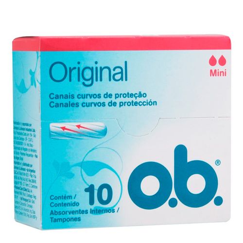 Absorvente interno OB mini 10 unidades - Drogarias Pacheco