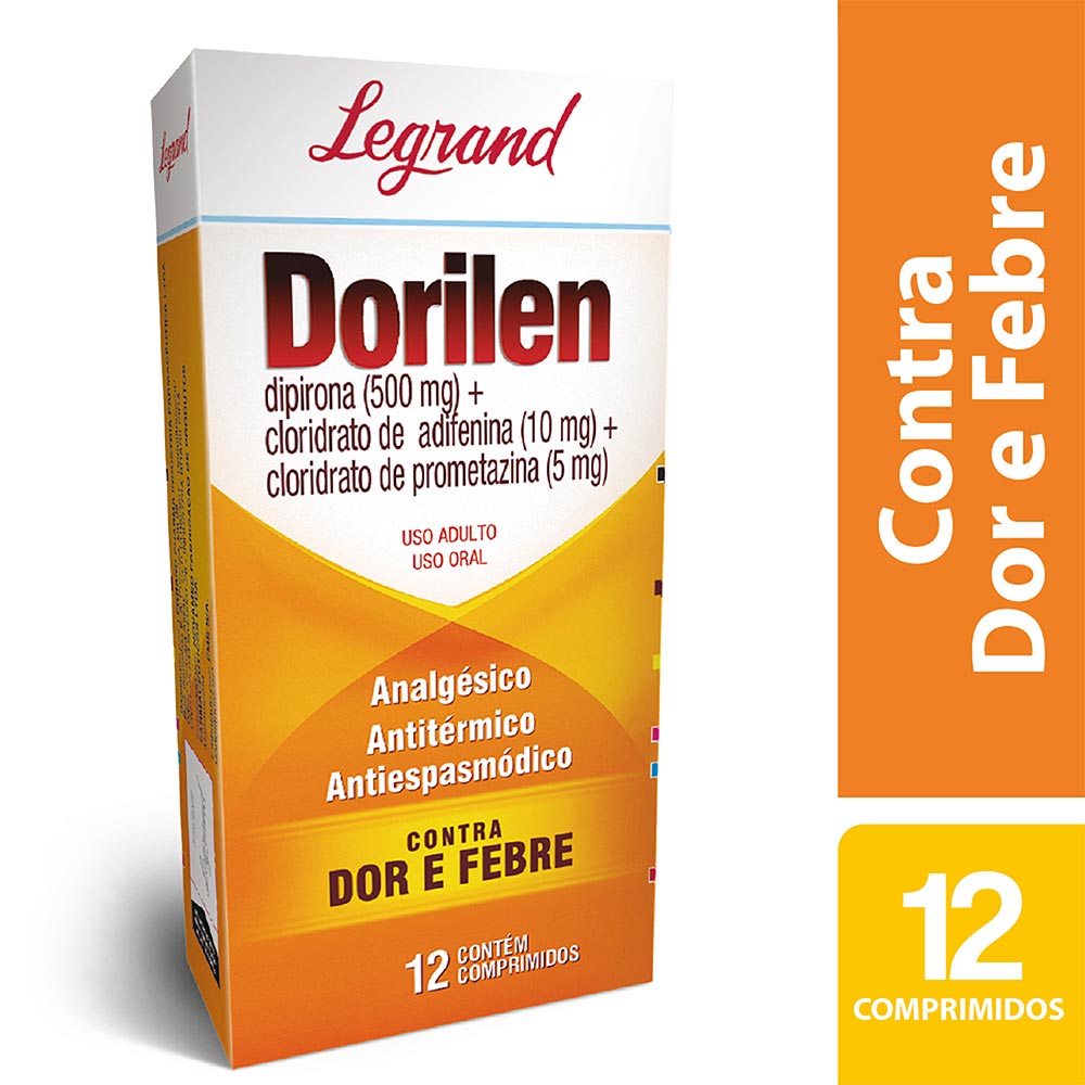 Dorilen 12 Comprimidos Legrand - Drogarias Pacheco