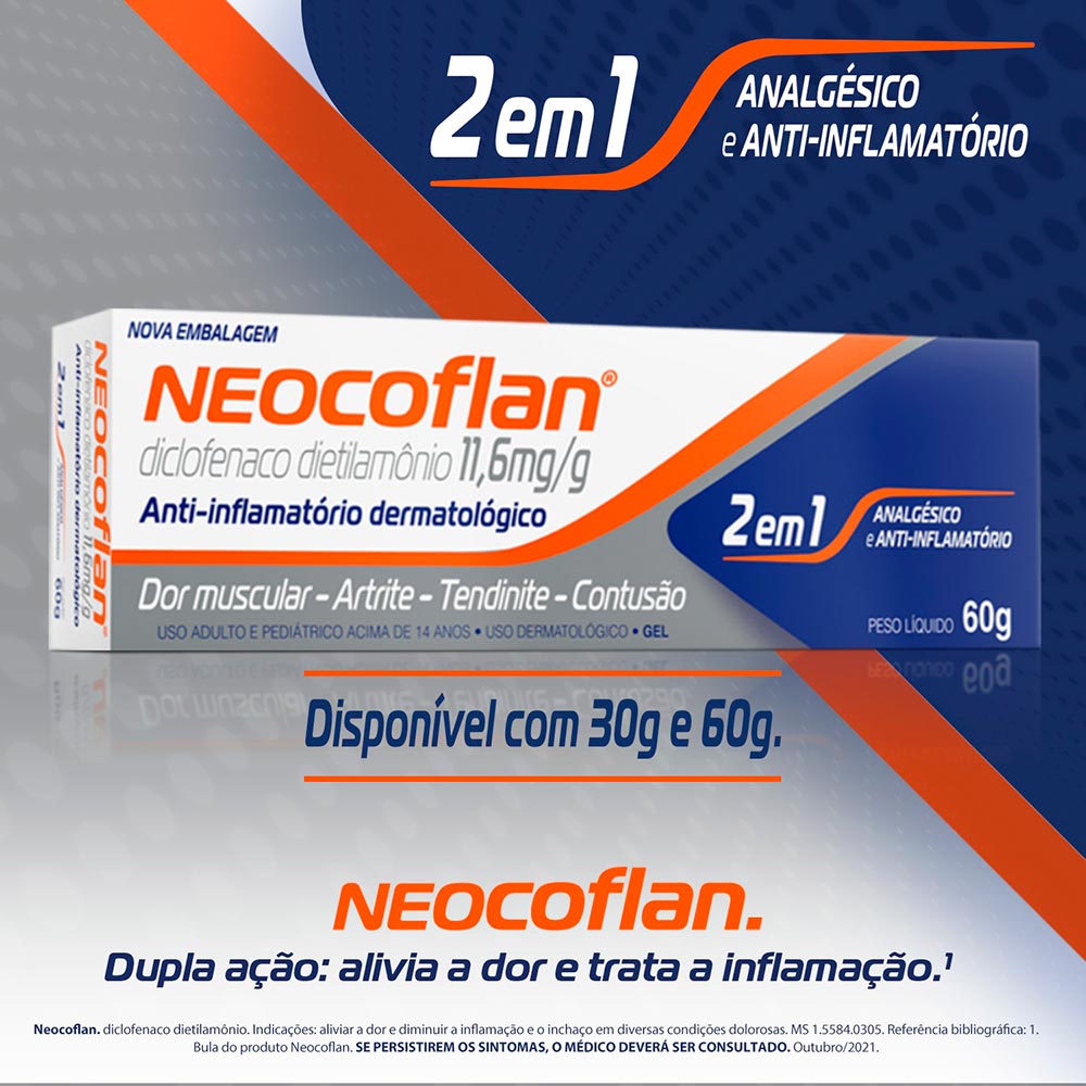 Neocoflan Gel Neo Química Gel 30g - Drogarias Pacheco