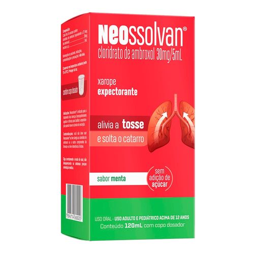 Neossolvan Xarope Adulto Elite 120ml - Drogarias Pacheco