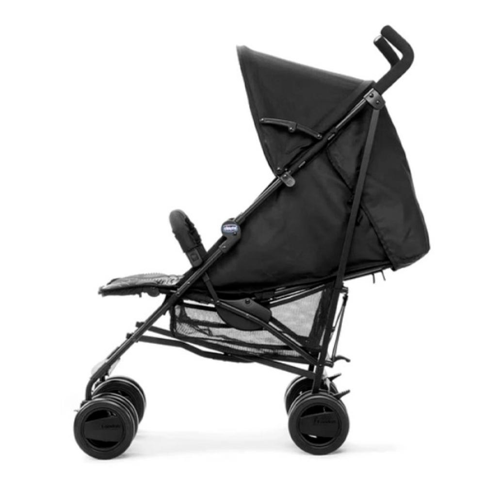 Carrinho de Passeio Chicco London Preto 1 unidade - Drogarias Pacheco