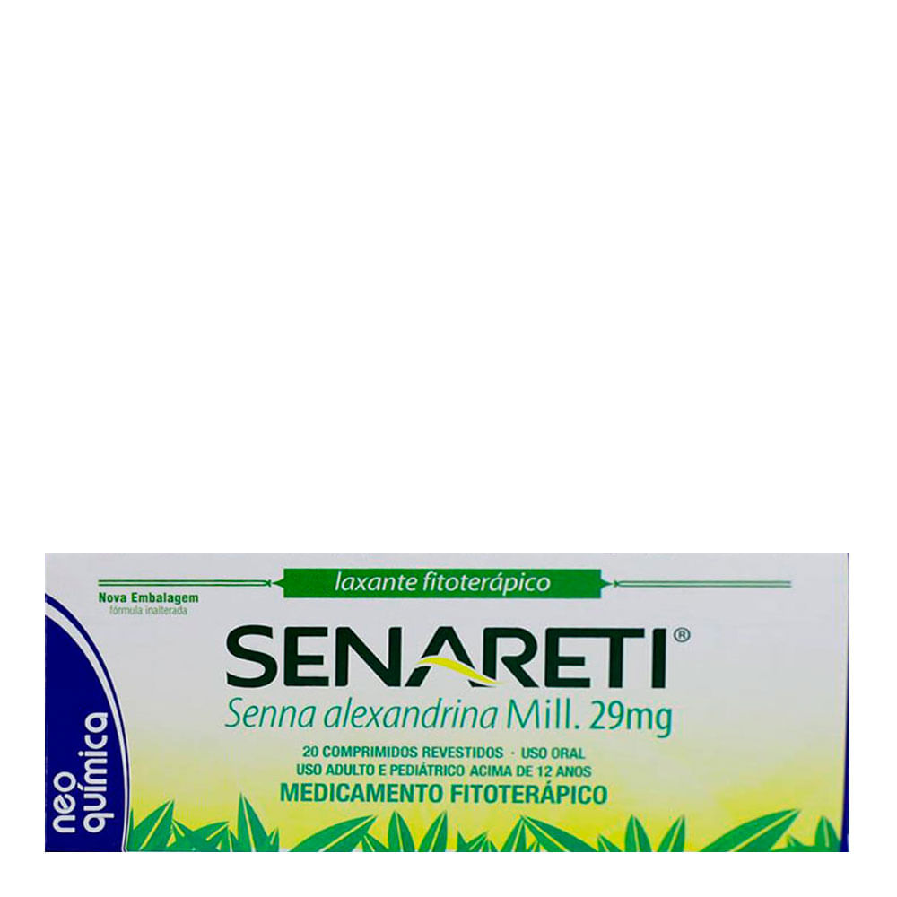 Senareti 20 cápsulas - Drogarias Pacheco