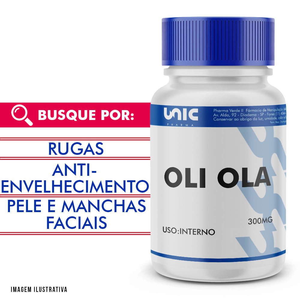 Oli ola 300mg 30 Cápsulas - Drogarias Pacheco