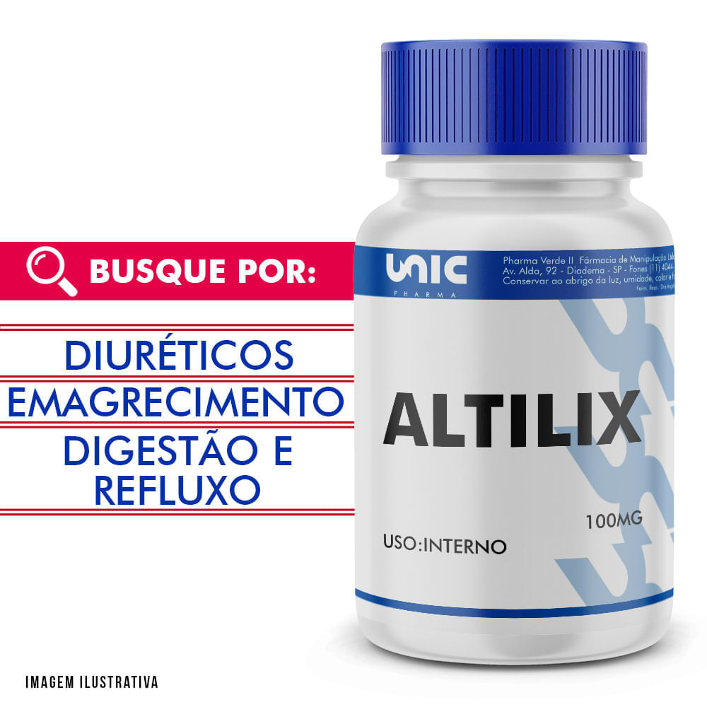 Altilix 100mg Detox em cápsulas 60 Cápsulas - Drogarias Pacheco