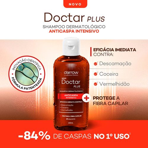 Shampoo Anticaspa Intensivo Darrow Doctar Plus 120ml - Drogarias Pacheco