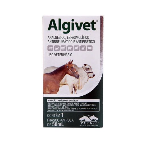Algivet 50ml Analgésico Vetnil - Drogarias Pacheco
