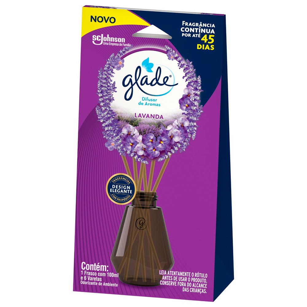 Difusor de Aromas Glade Lavanda 100ml - Drogarias Pacheco