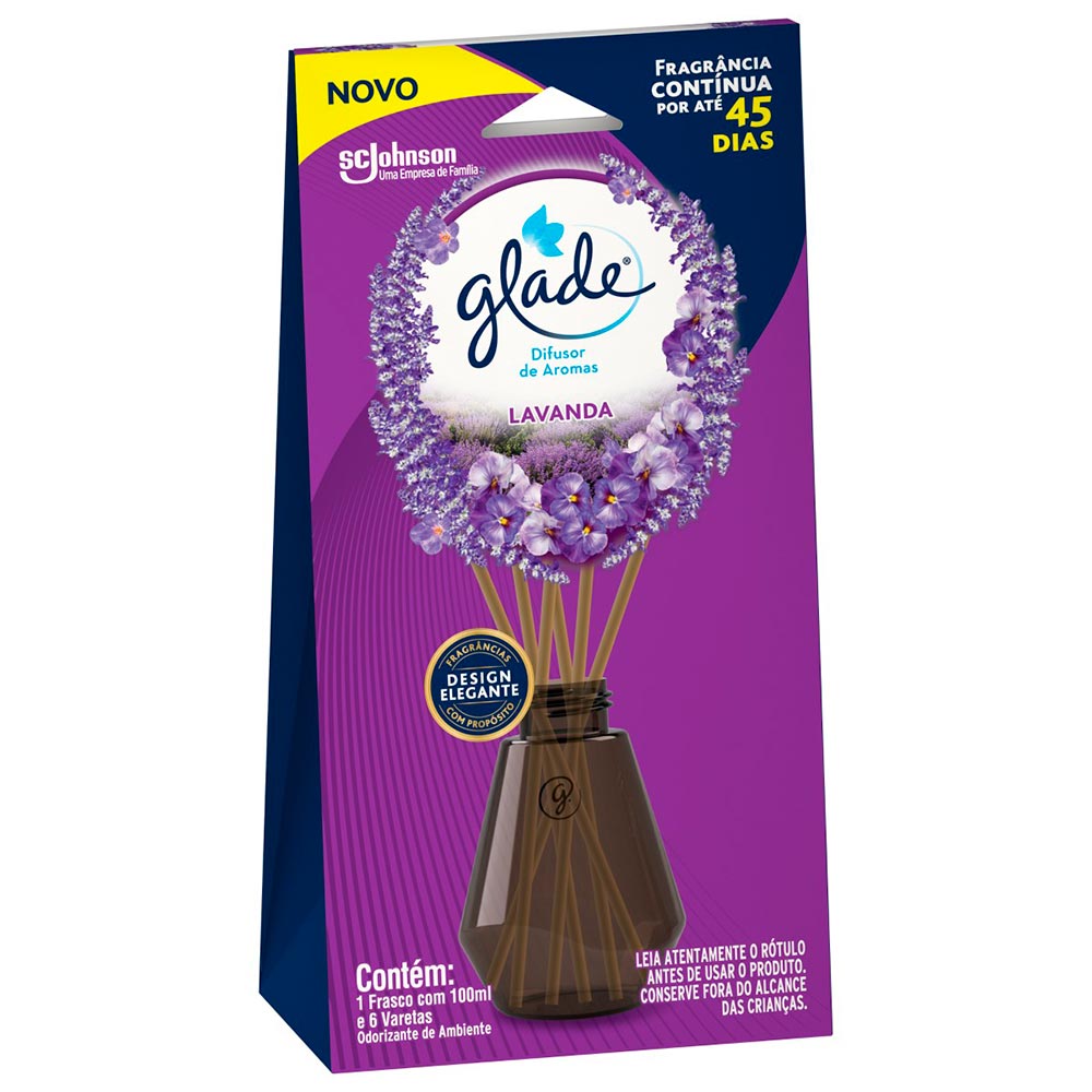 Difusor de Aromas Glade Lavanda 100ml - Drogarias Pacheco