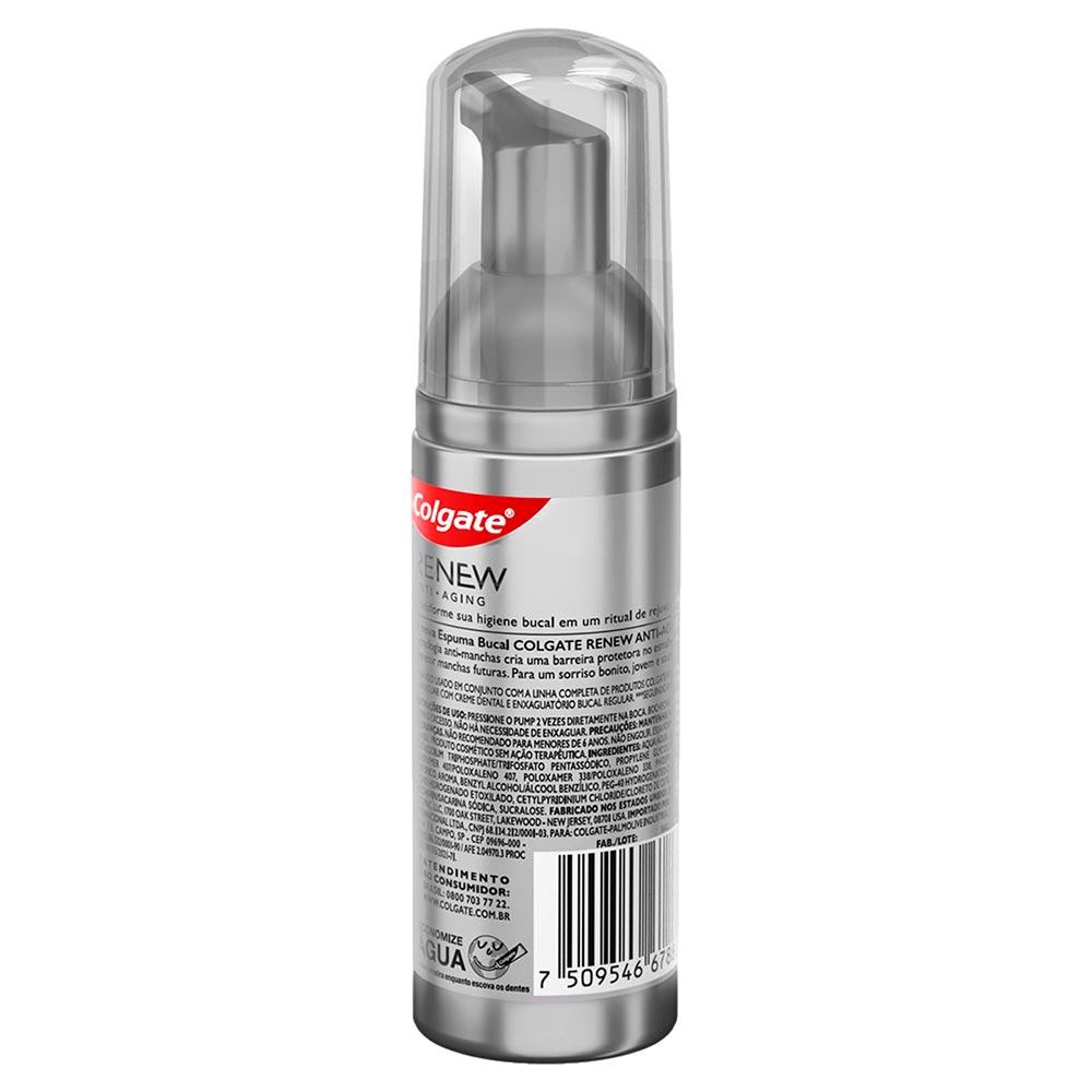 Espuma Bucal Colgate Renew Anti-Aging 48ml - Drogarias Pacheco
