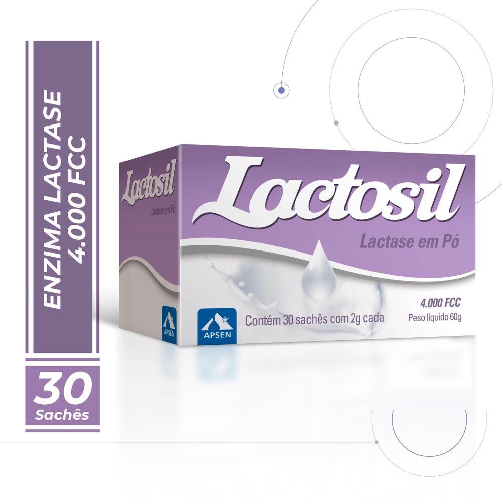 Lactosil 4000 FCC ALU Infantil Apsen 30 Sachês com 2g cada - Drogarias ...